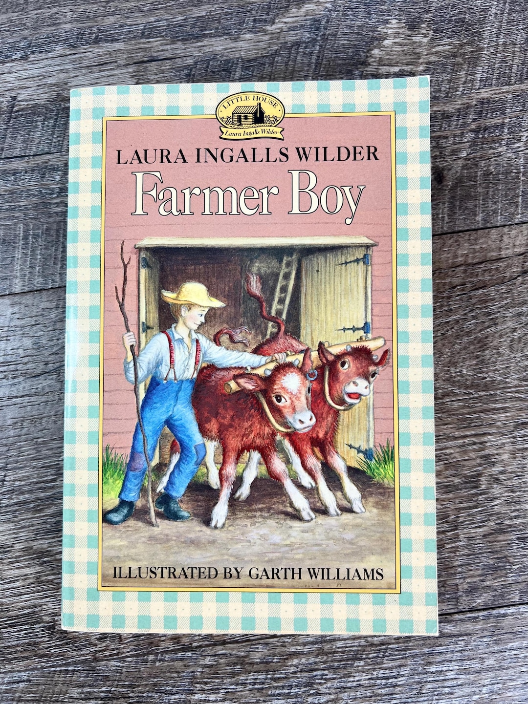 Farmer Boy Laura Ingalls Wilder Childrens Book Gingham Collection ...