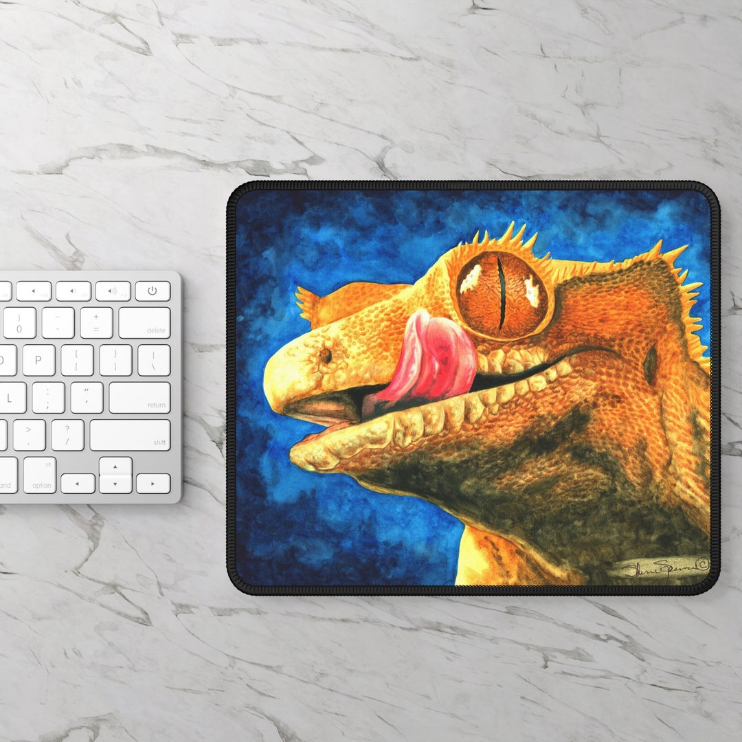 Crested Gecko Gaming Mouse Pad - Etsy