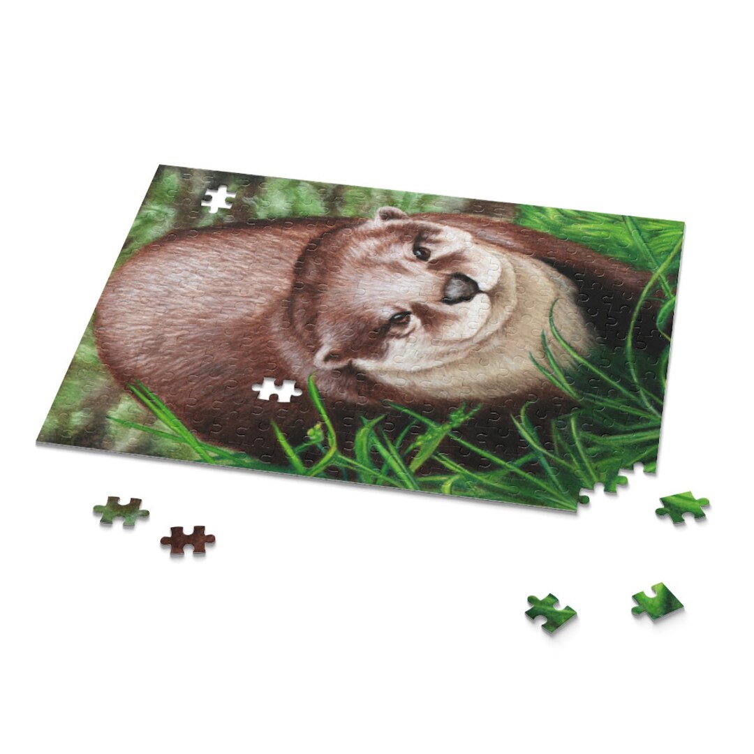 River Otter Puzzle 250 Pieces - Etsy