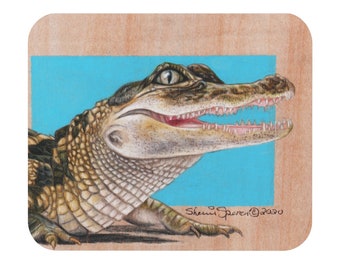 Alligator Mouse Pad - Etsy