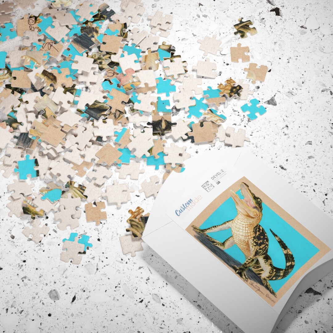 Alligator 2 Puzzle (110 Pieces) - Etsy