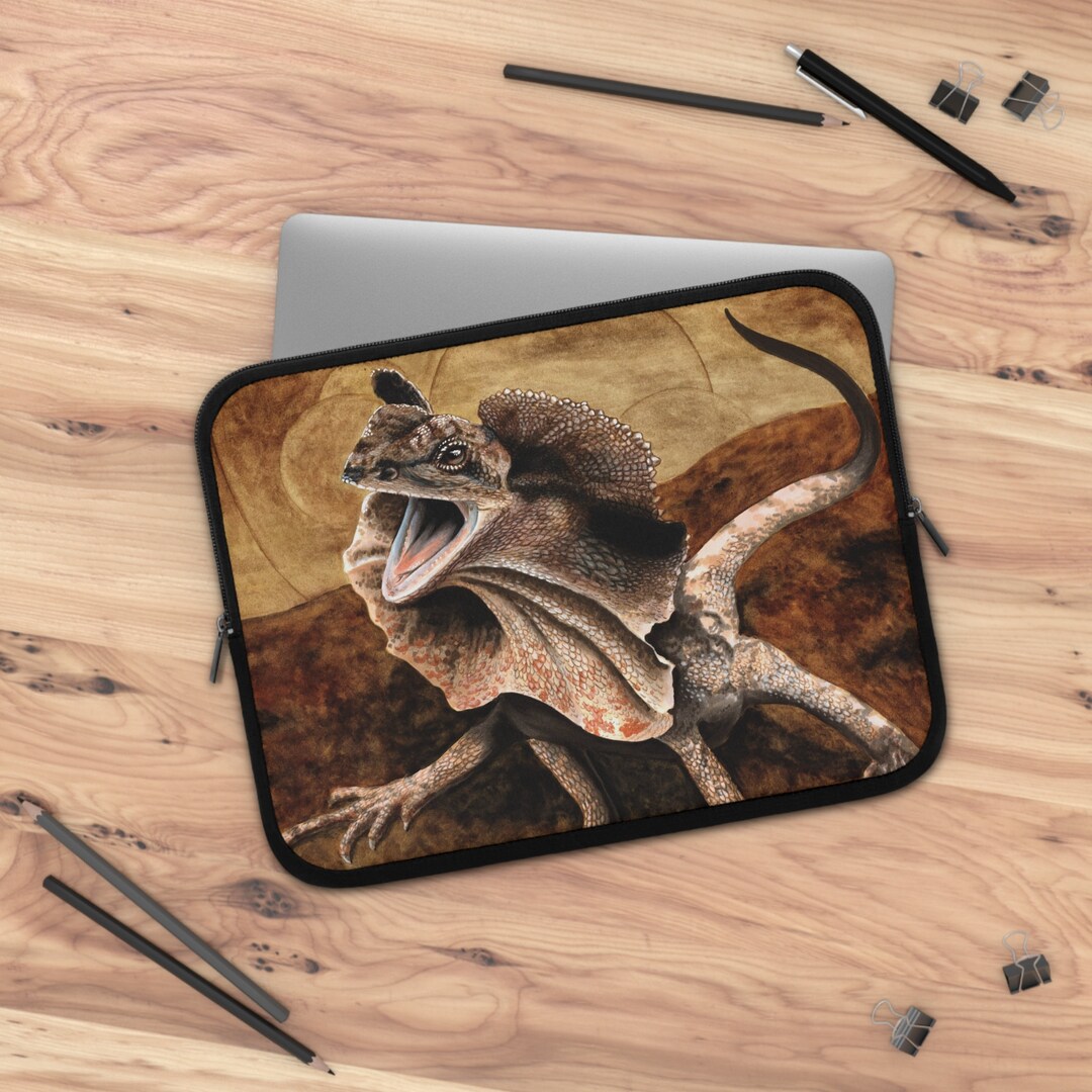 Frilled Neck Lizard Laptop Sleeve - Etsy
