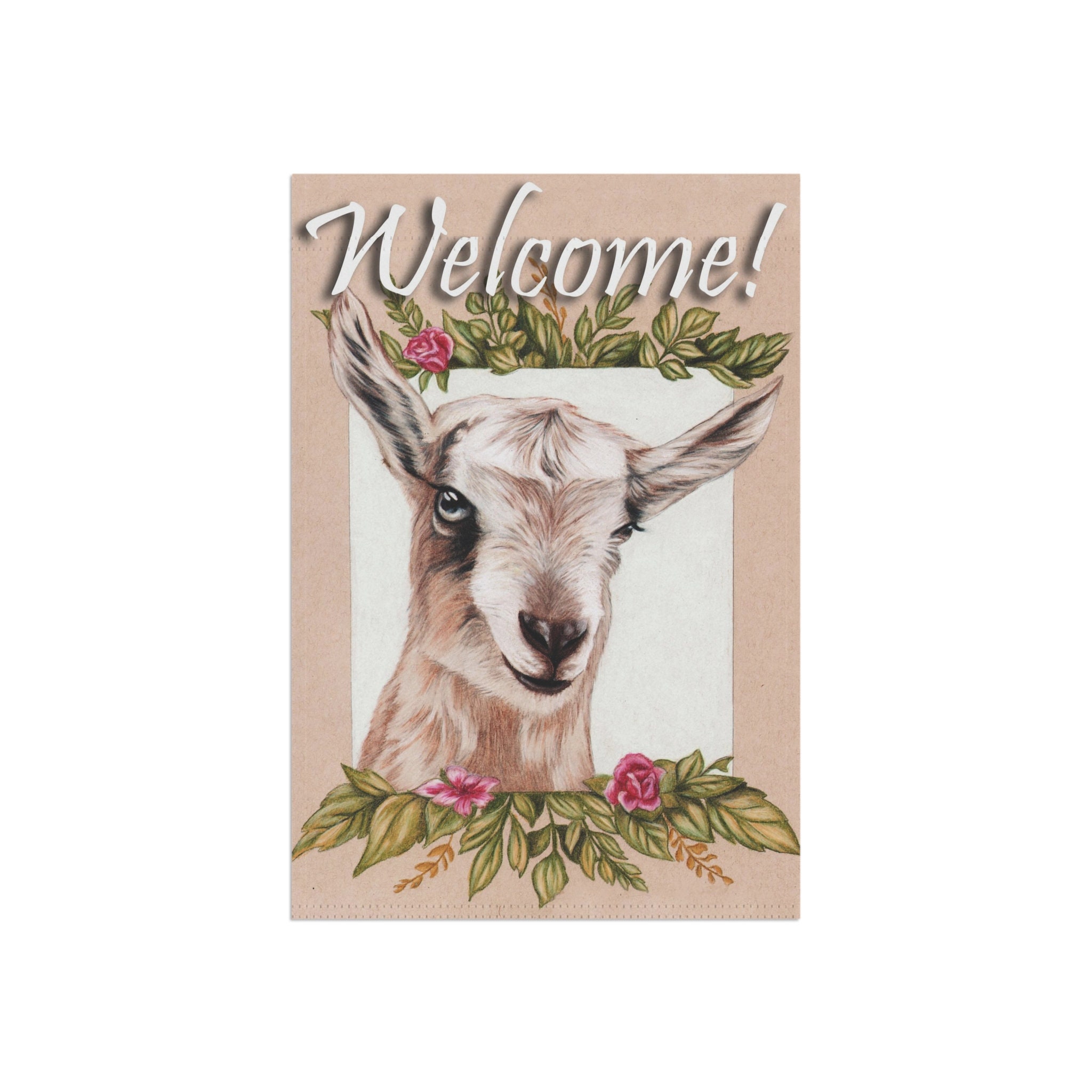 Welcome Goat Garden & House Banner - Etsy
