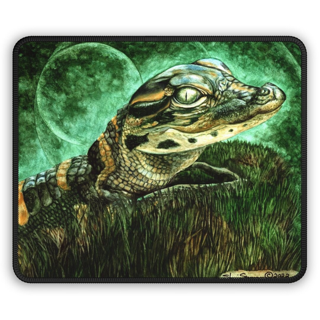 Baby Alligator Hatchling Gaming Mouse Pad - Etsy