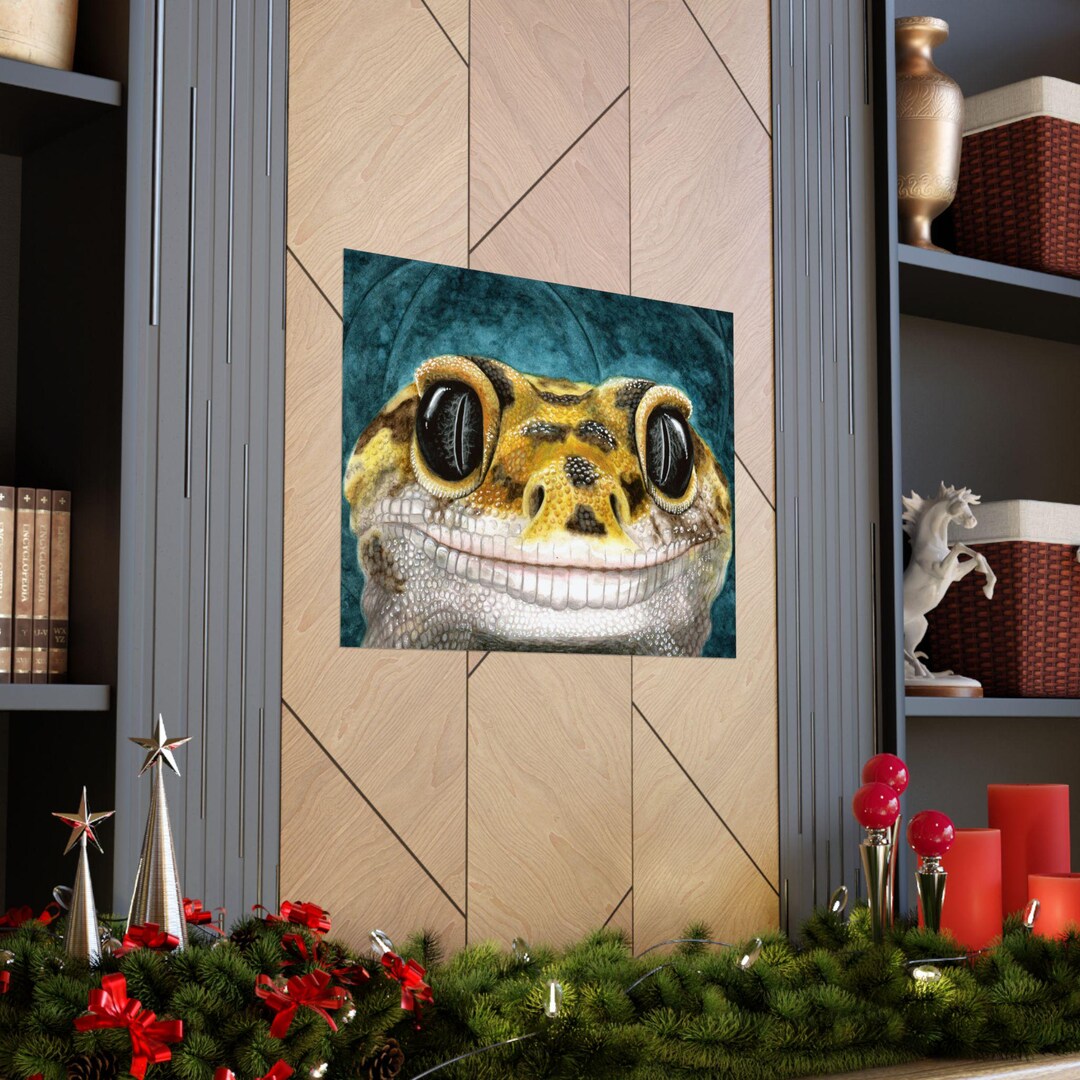 Leopard Gecko Matte Horizontal Posters - Etsy
