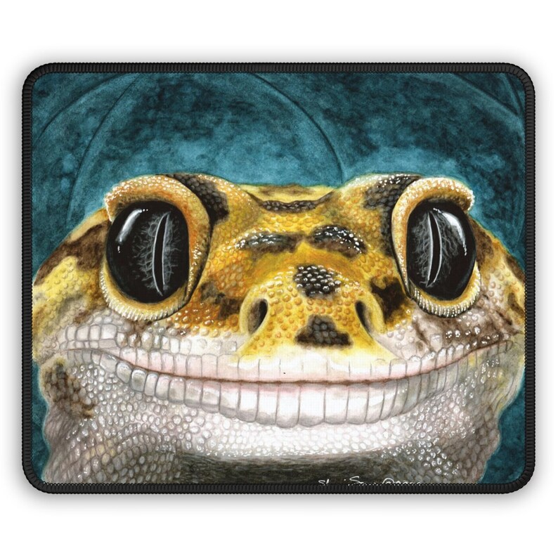 Leopard Gecko Gaming Mouse Pad - Etsy