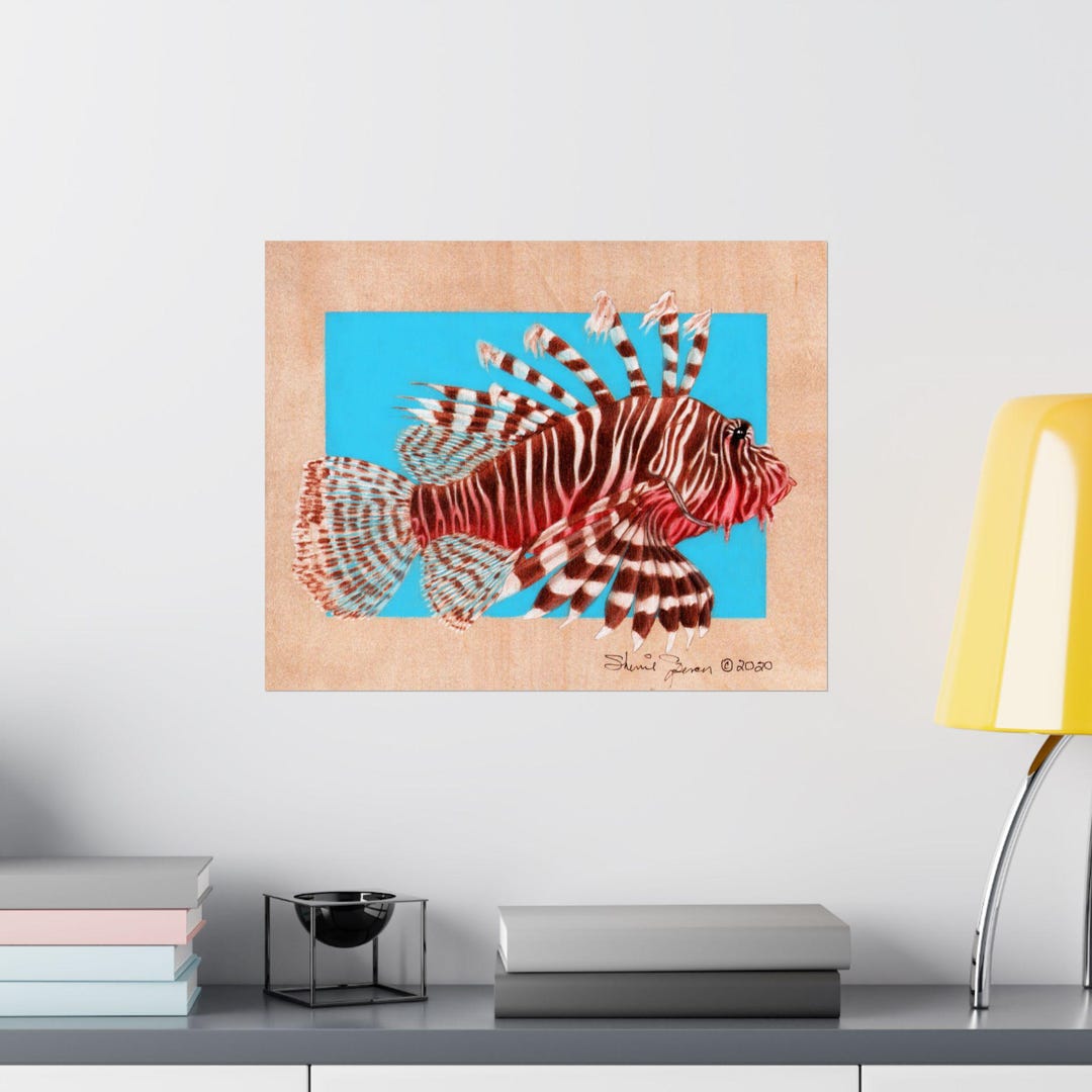 Lionfish Matte Horizontal Posters - Etsy