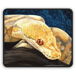 Albino Reticulated Python Gaming Mouse Pad - Etsy