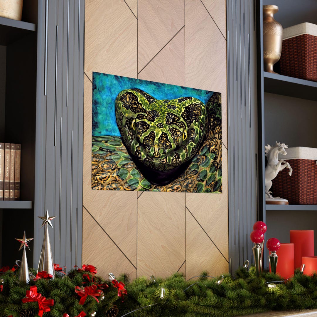 Mang Shan Viper Snake Matte Horizontal Posters - Etsy