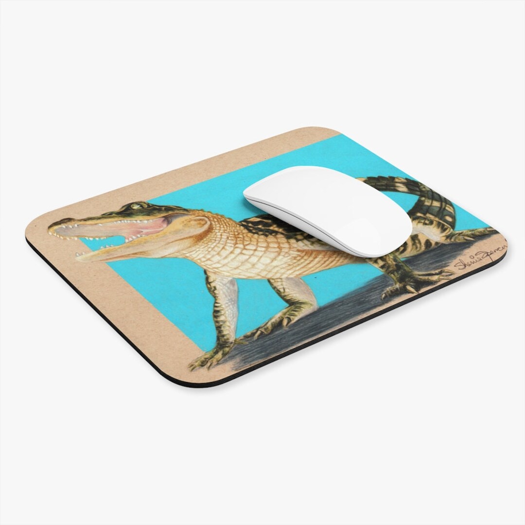 Baby Alligator Smiling Mouse Pad (rectangle) - Etsy