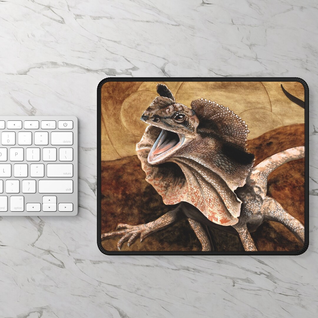 Frilled Neck Lizard Gaming Mouse Pad - Etsy