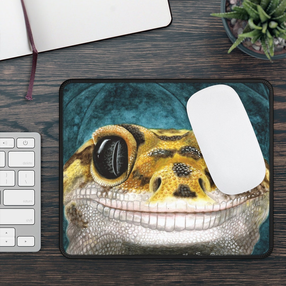 Leopard Gecko Gaming Mouse Pad - Etsy