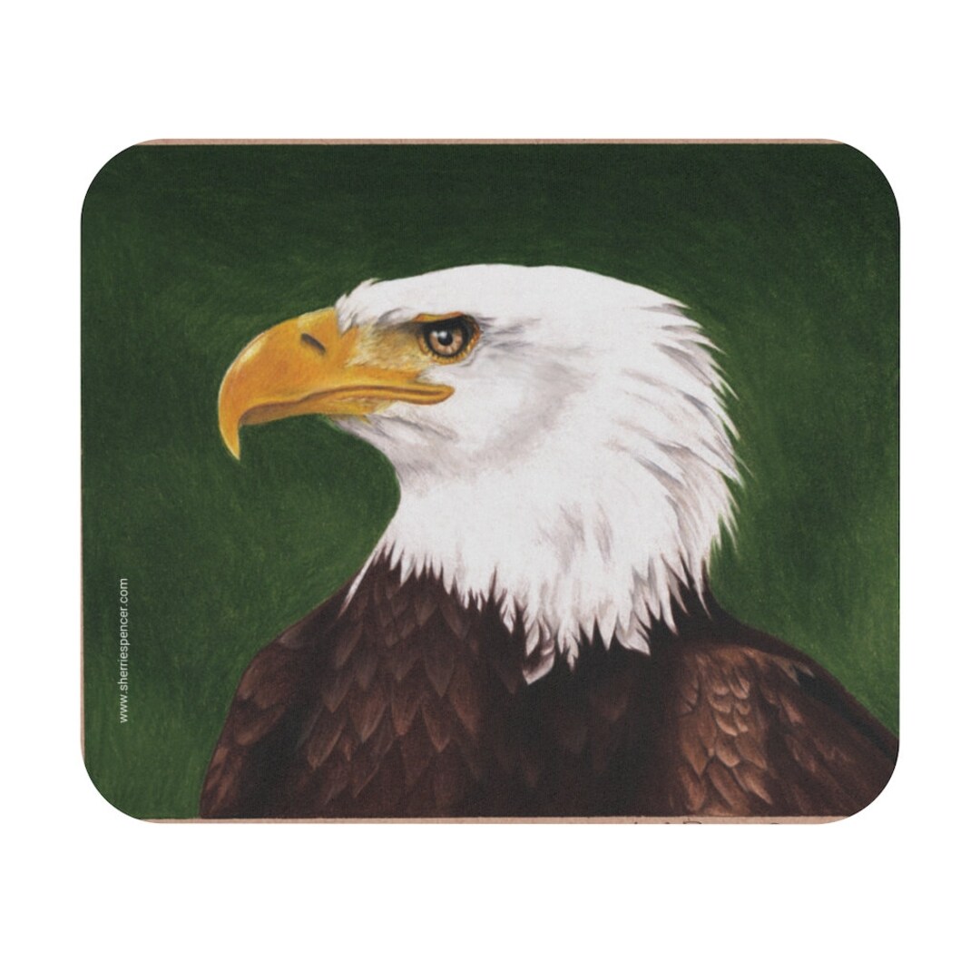 Bald Eagle Mouse Pad (rectangle) - Etsy