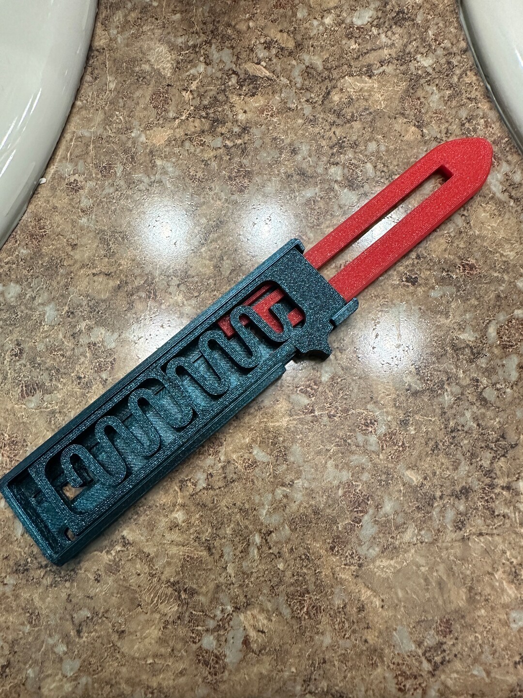 Fidget Knife Toy OTF Not Dangerous Safe for Everyone Blood Moon Limited ...