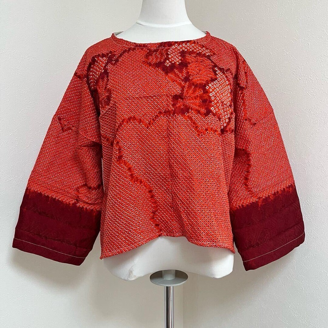 Upcycled Japanese Kimono Top – Handmade Vintage Silk Blouse ...