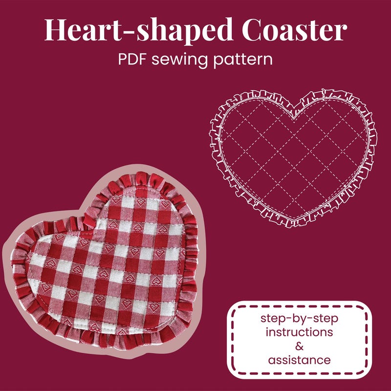 Ruffle Coasters Pattern - Etsy