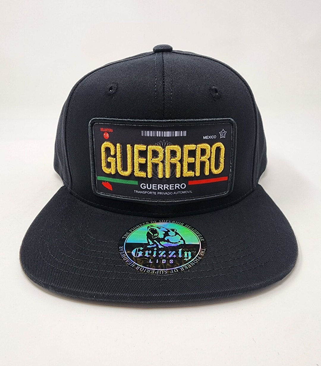 GUERRERO Mexico License Plate Adjustable Snapback - Etsy