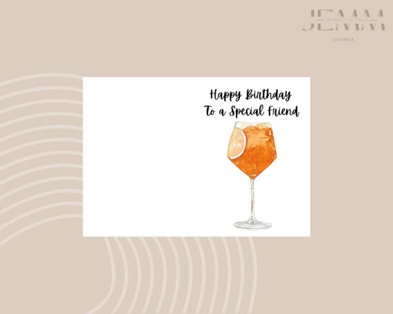 Aperol Spritz Digital Birthday Card Occasions Celebrations Events ...