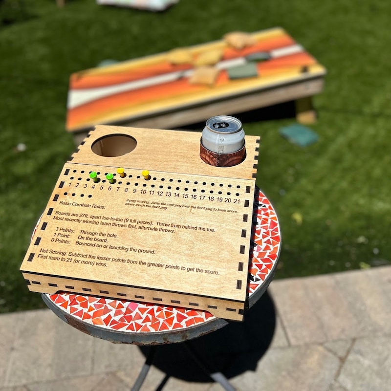 Cornhole Drink Holder - Etsy