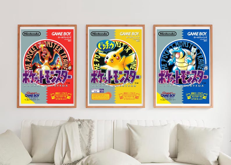 Pokémon Blue Japanese Blastoise Poster Print (pokemon) - Etsy UK