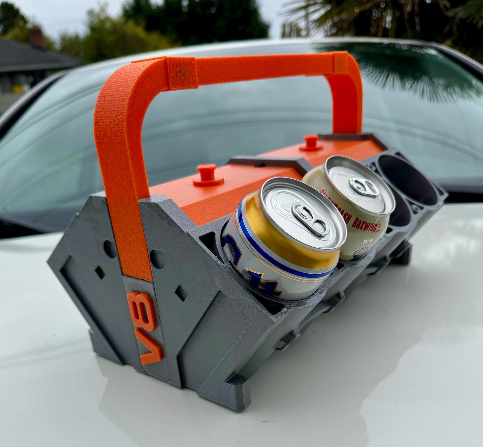 V4/V6/V8 Engine Beer/soft Drink Ice Cooler - Durable ABS Plastic ...