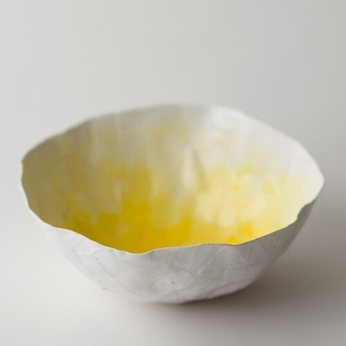 Large Gold Paper Bowl - Etsy