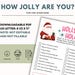 How Jolly Are You Game for Adults, Family Game Night, Printable ...