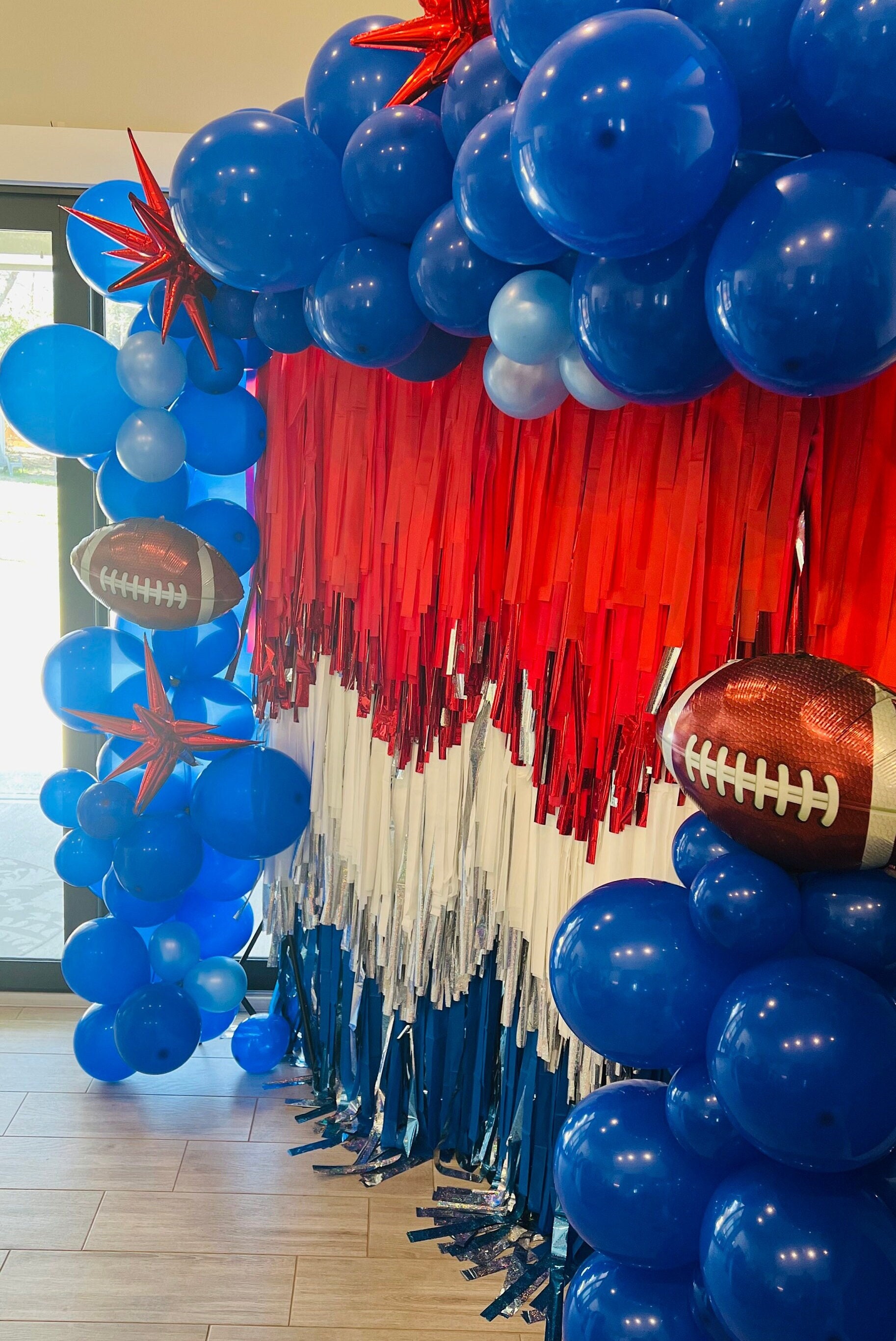 Uncle Sam- Patriotic Party Fringe Photo Booth Backdrop | Red, White ...