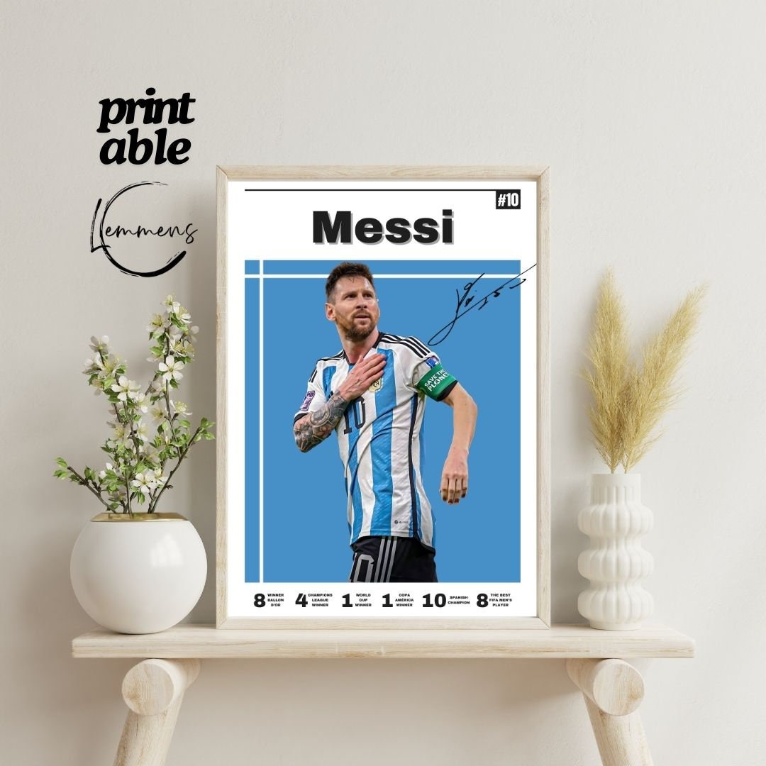 Lionel Messi Poster, Lionel Messi Prints, Messi Poster, Messi Fan ...
