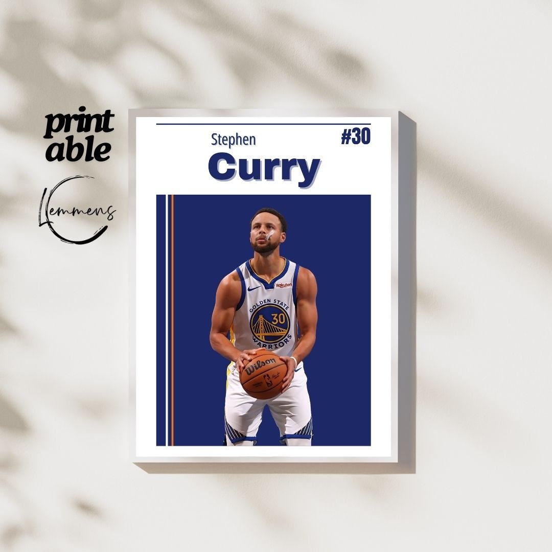 Stephen Curry Poster, Curry Poster, Golden State Warriors, Stephen ...