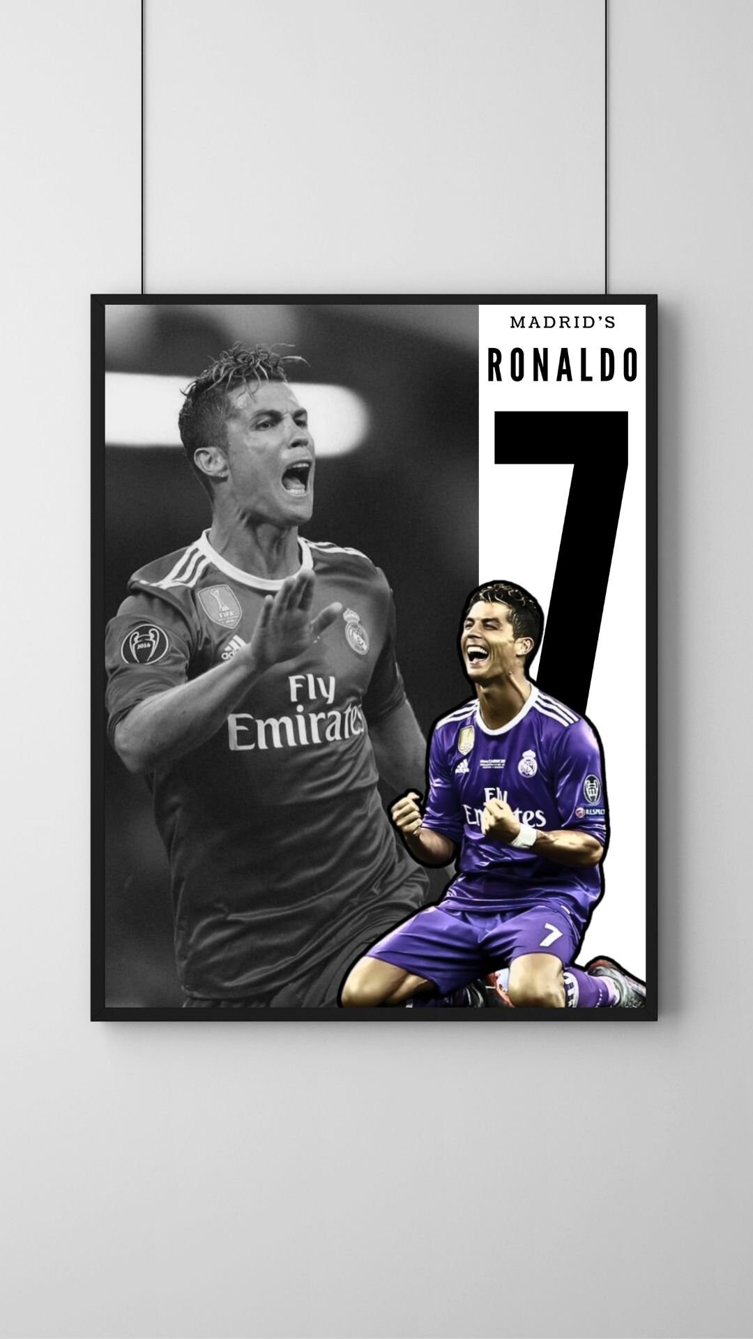 Cristiano Ronaldo Poster, Cristiano Ronaldo Prints, Ronaldo Fan Gifts ...