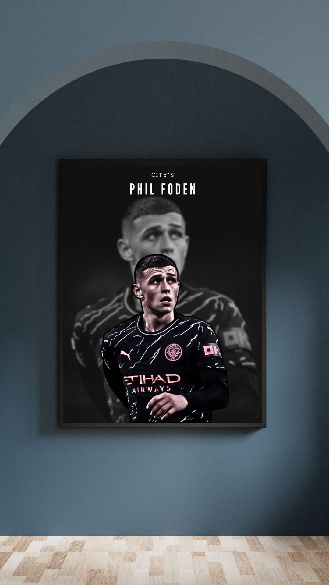 Phil Foden Poster, Phil Foden Prints, Manchester City Fan, Digital ...