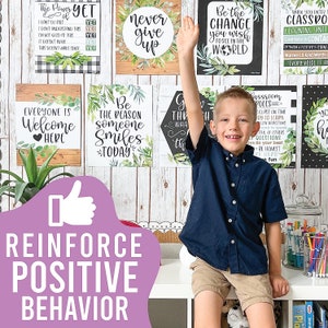 9 Farmhouse Classroom Decor Signs Welcome Sign for Classroom ...