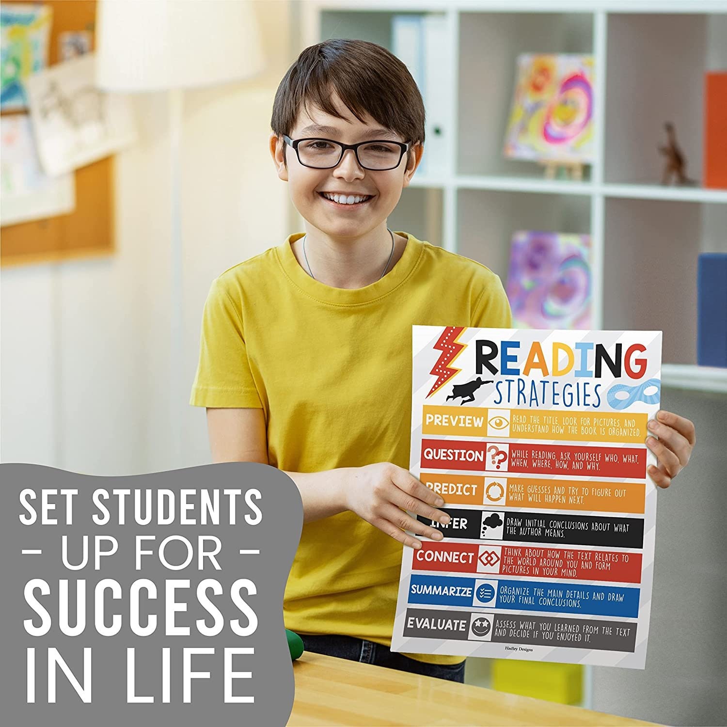 6 Superhero Reading Posters for Classroom Library Decorations for ...