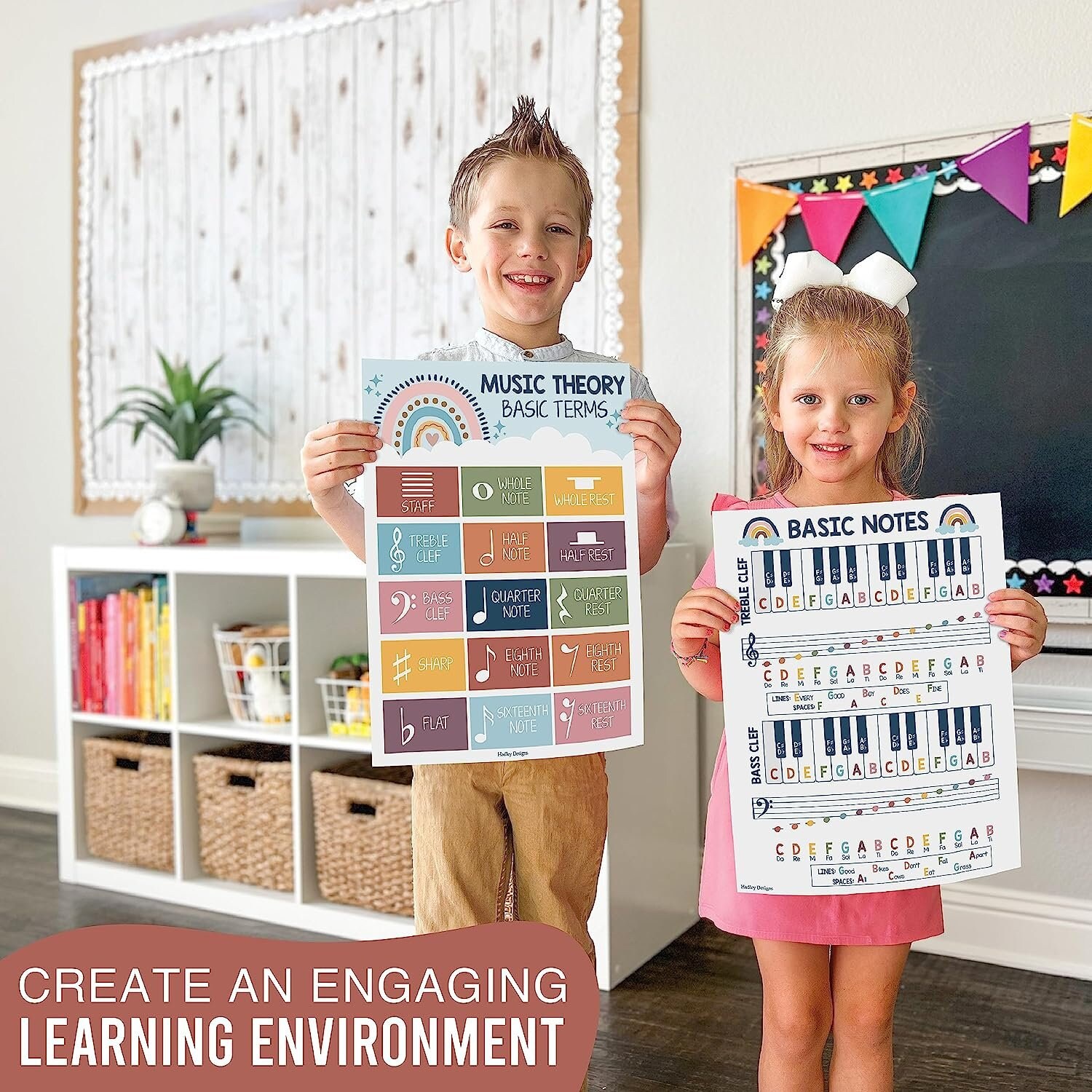 9 Boho Music Classroom Posters Choir Posters, Solfege Poster, Music ...