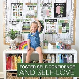 9 Farmhouse Mental Health Posters for Classroom Elementary School ...