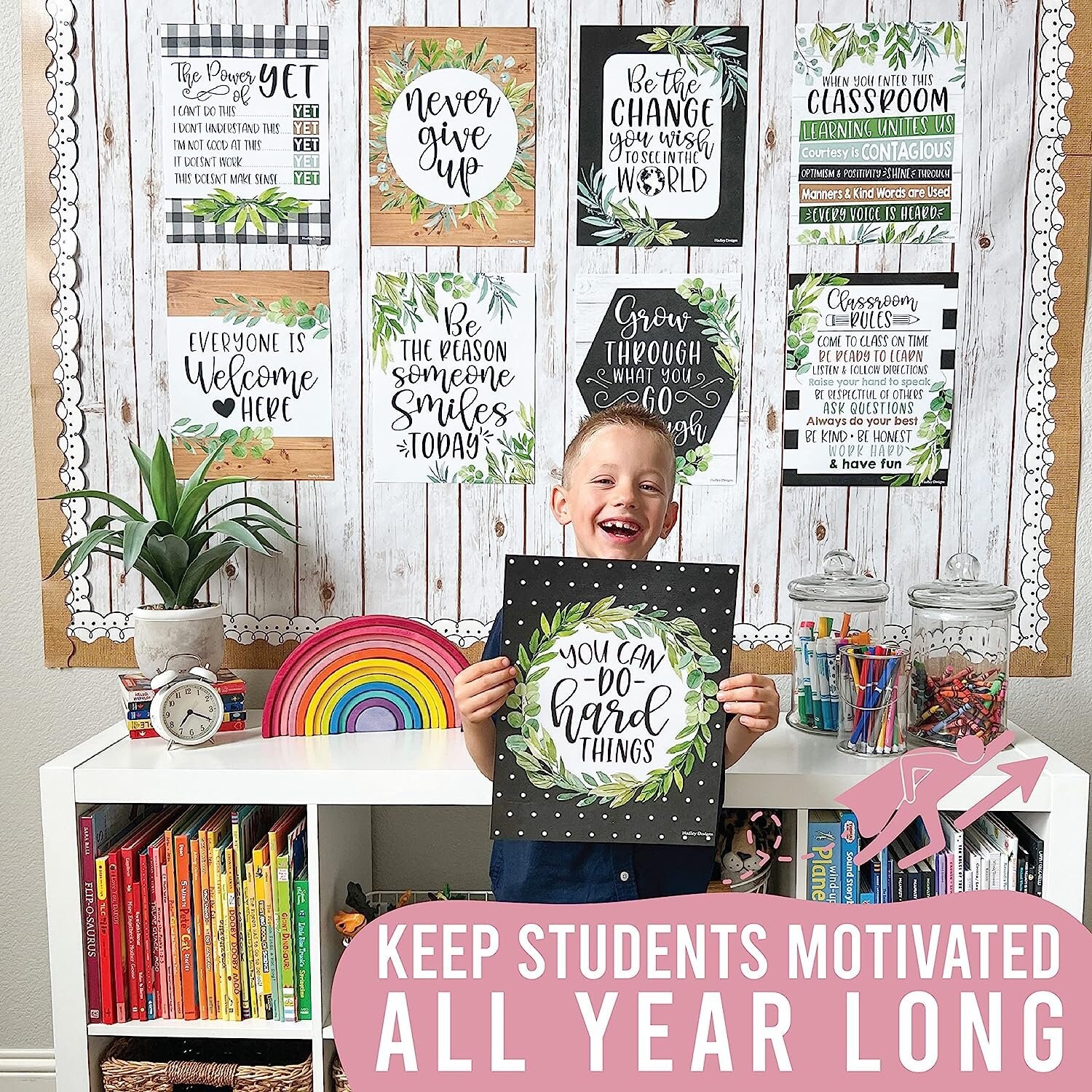 9 Farmhouse Classroom Decor Signs Welcome Sign for Classroom ...