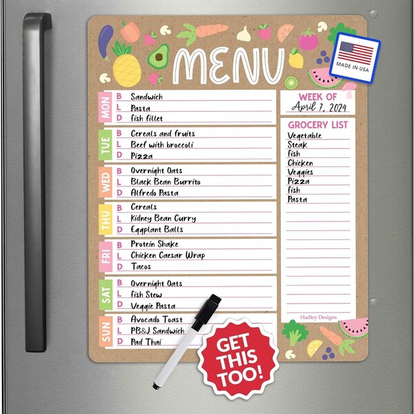 Menu Board for Kitchen - Etsy