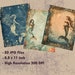 Romantic Mermaid Under the Sea Digital Paper Set L Vintage Old Texture ...