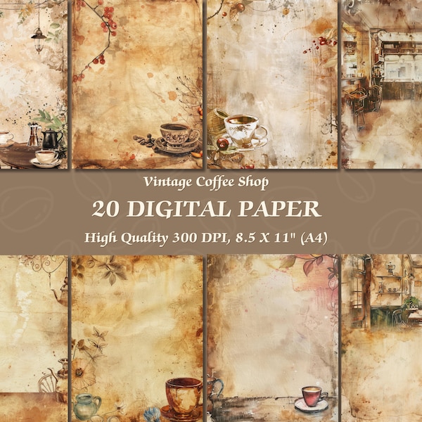 French Cafe Wallpaper - Etsy