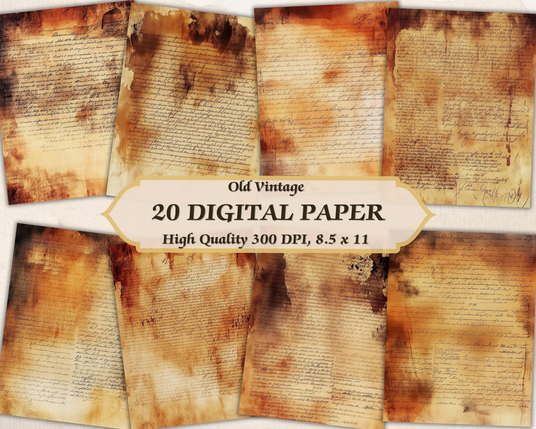 Vintage Old Texture With Stain Digital Paper L Printable Distressed ...