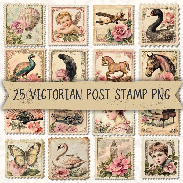 Victorian Easter Stamp - Etsy