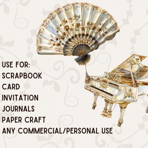 Luxury Victorian Decor Digital Clip Art L Printable Vintage Sticker ...