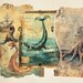 Scary Sea Monster on the Water Digital Paper L Printable Vintage ...