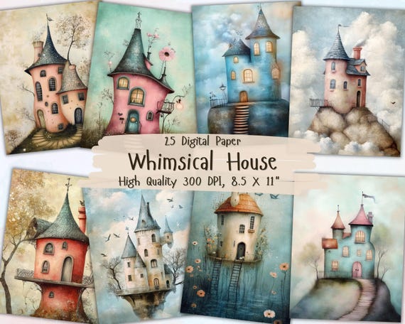 Paper House Wallpaper Windows