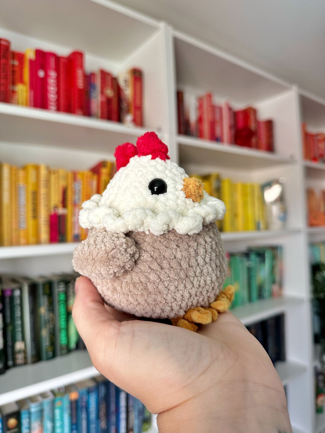 READY TO SHIP Crochet Chicken Rooster Plushie Handmade Amigurumi ...