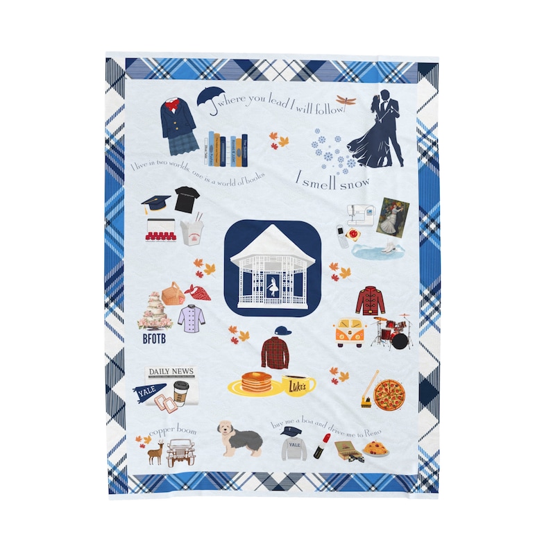 Gilmore Girl Blanket, Cute Gilmore Girls Blanket, Gilmore Girl Gift ...