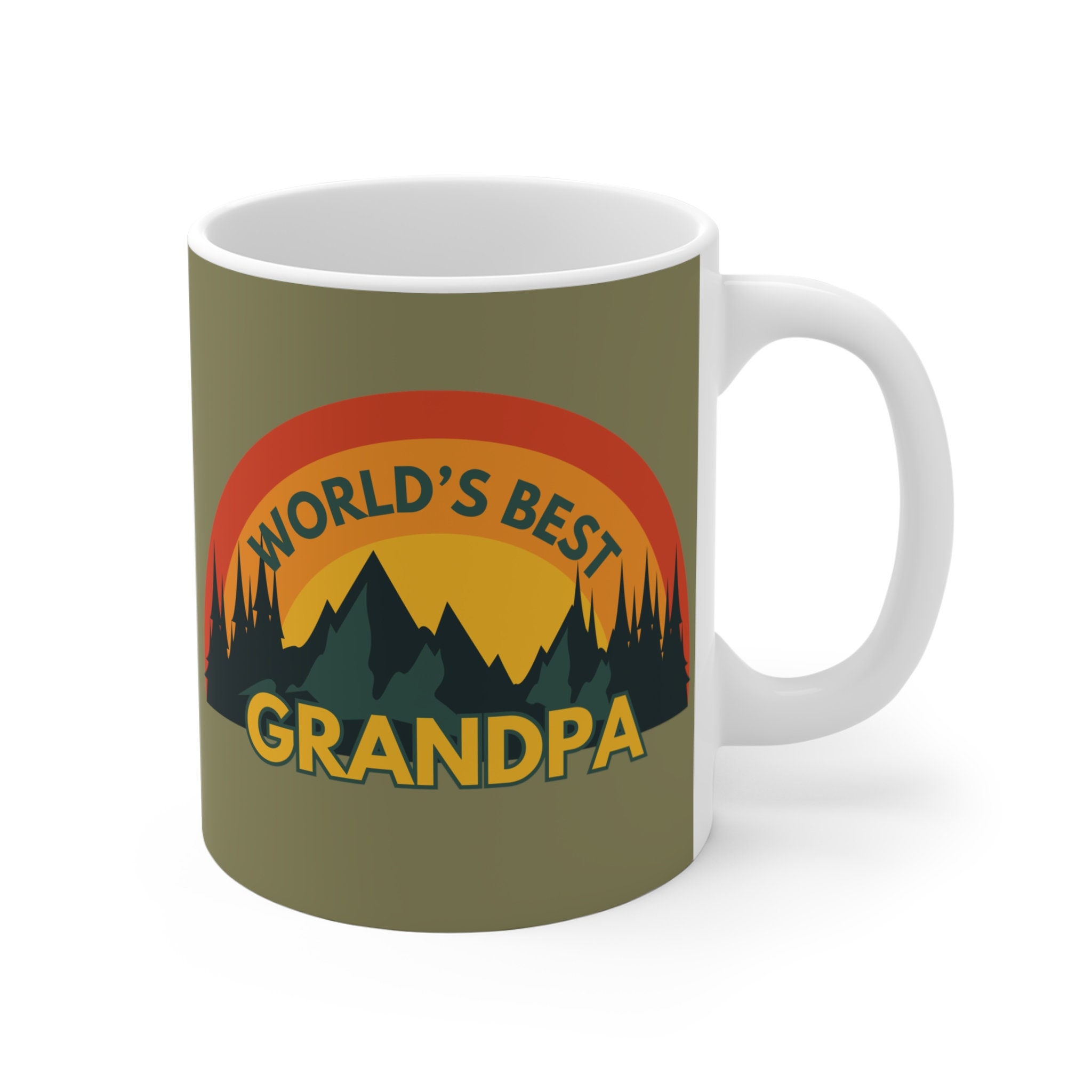 World's Best Grandpa Mug, Father's Day Gift Idea for Grandpa, World's ...