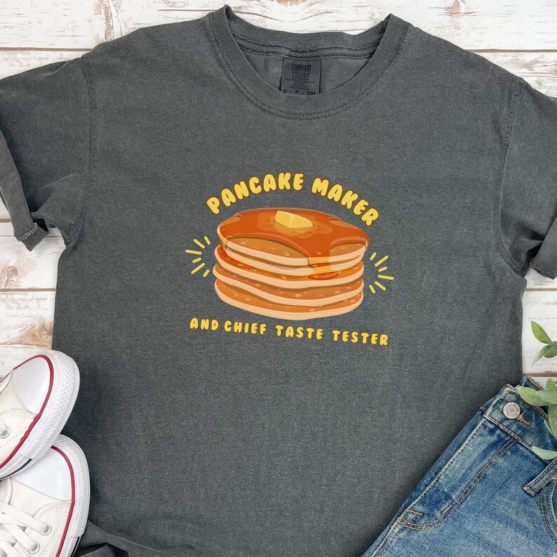 Pancakes Shirt, Pancake Maker Chief Taste Tester, Pancake Shirt ...