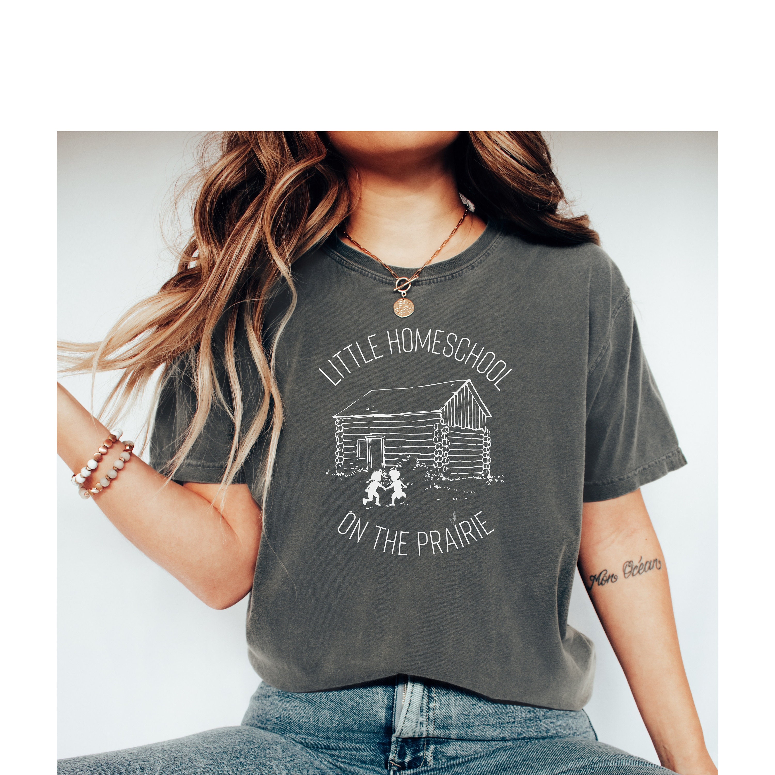 Homeschool Mom Shirt, Little Homeschool on the Prairie Shirt, Little ...